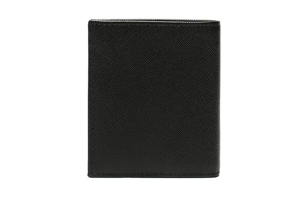 Prada Ss26 Saffiano Leather Wallet - Black
