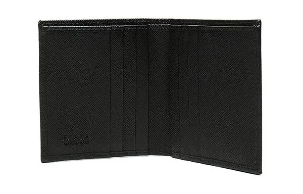 Prada Ss26 Saffiano Leather Wallet - Black
