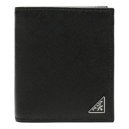 Prada Ss26 Saffiano Leather Wallet - Black