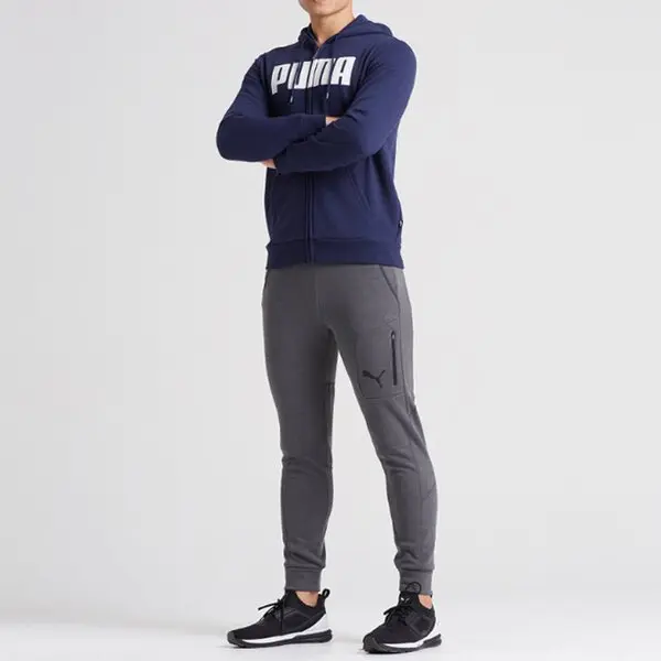 PUMA Hooded Zip-up Jacket With Logo