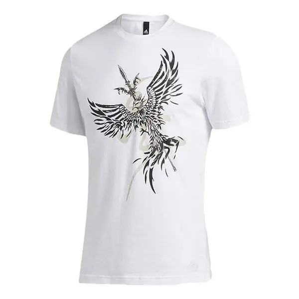 Adidas Printed Crew Neck Short Sleeve