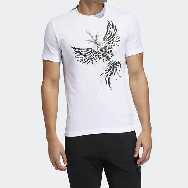 Adidas Printed Crew Neck Short Sleeve