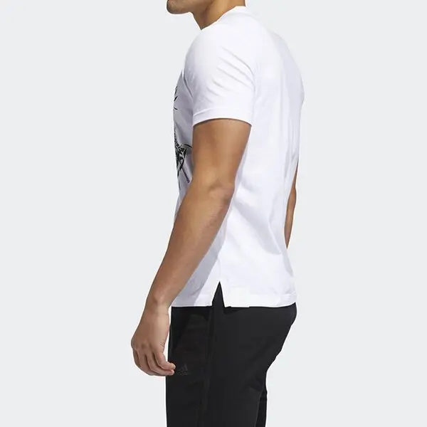 Adidas Printed Crew Neck Short Sleeve
