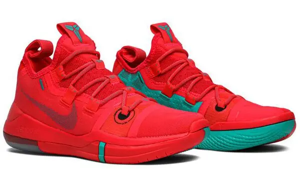 Nike Kobe A.d. 2018 Athletic Sneakers - Red/green