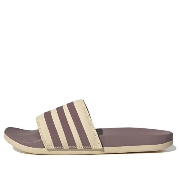 Adidas Adilette Comfort Slide - Sand Strata/purple/sand Strata