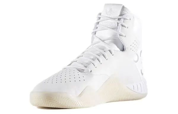 Adidas Tubular Instinct High Top Sneakers - White