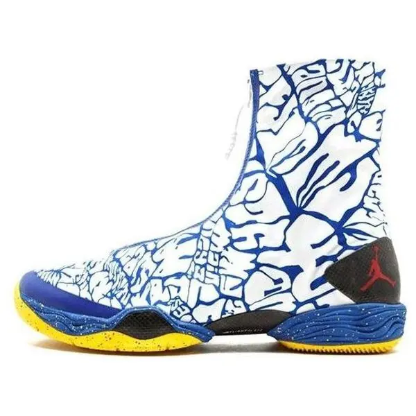 JORDAN 28 "do The Right Thing" High Top Sneakers - Blue