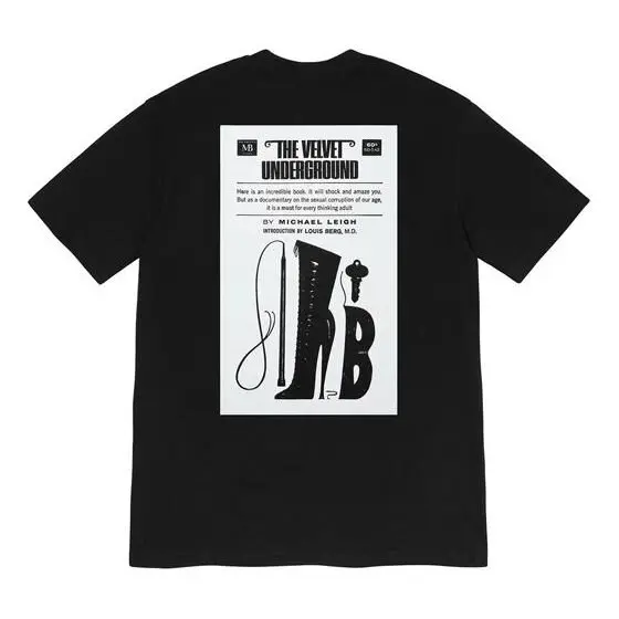 Supreme Fw19 Week 4 X The Velvet Underground Tee - Black