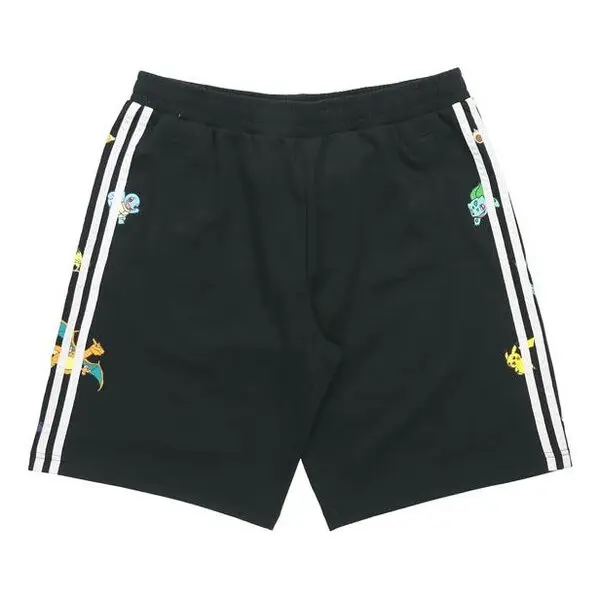 Adidas Neo X Pokémon Crossover Sports Shorts - Black