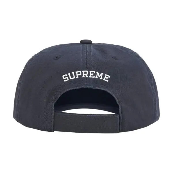 Supreme Ss26 Embroidered Money Logo 6-panel Cap - Navy