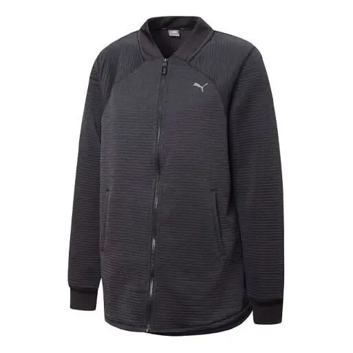 PUMA Studio Textured Knitting Jacket - Black