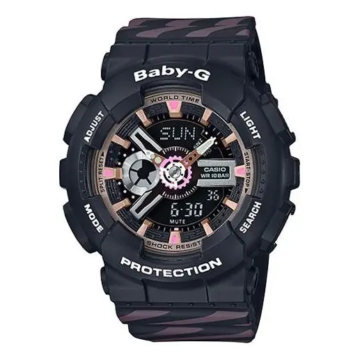 Casio Baby-g Shockproof Wristwatch With World Time - Black