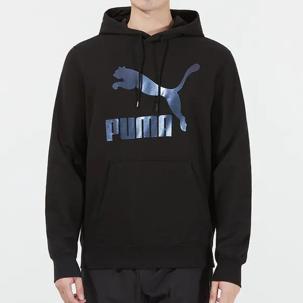 PUMA Classics Metallic Logo Hoodie