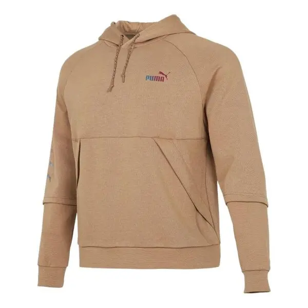 PUMA Logo Pattern Printing Relaxed Fit Hoodie