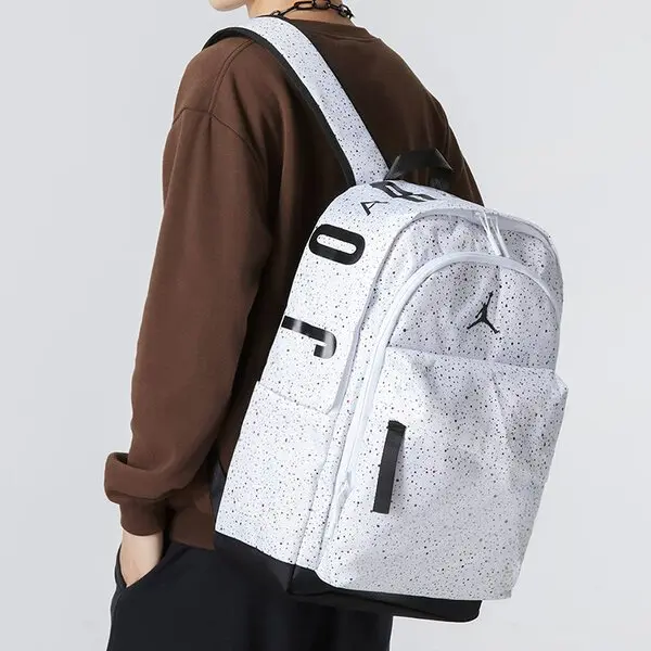 JORDAN Air Patrol Backpack - White/black
