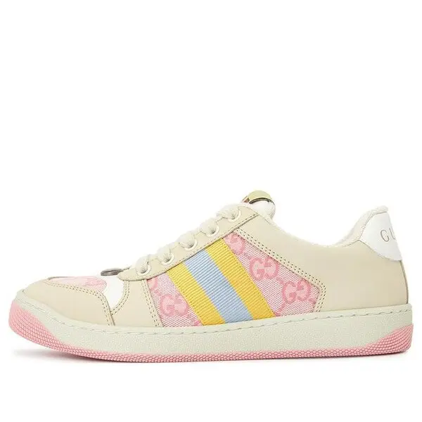 Gucci Screener Gg Sneakers - Pink/beige