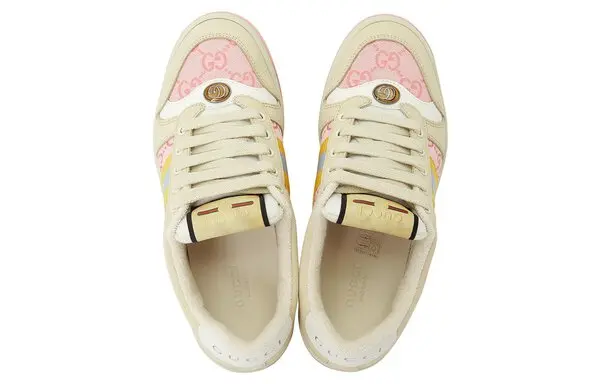 Gucci Screener Gg Sneakers - Pink/beige