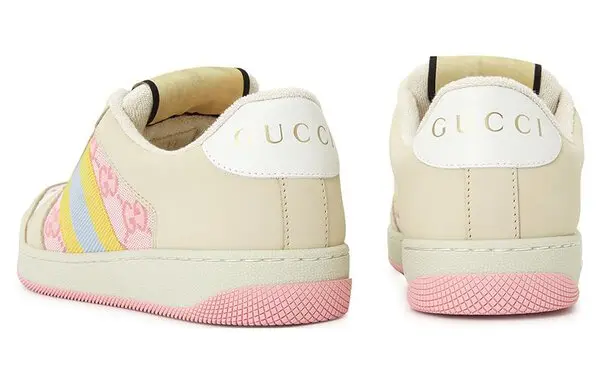 Gucci Screener Gg Sneakers - Pink/beige
