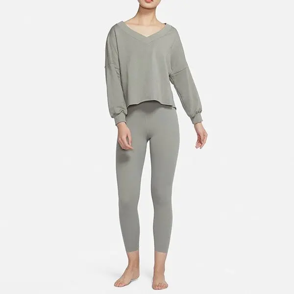 Nike Luxe Off-the-shoulder Fleece Pullover