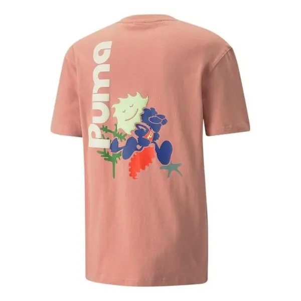 PUMA Adventure Planet Graphic Tee - Pink