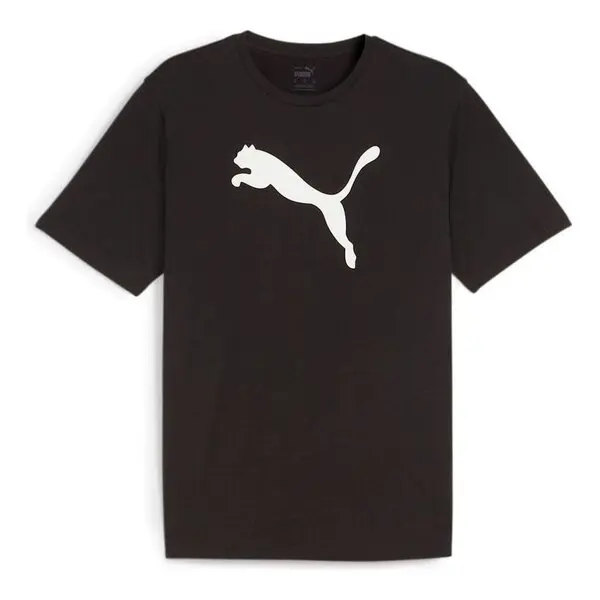 PUMA Teamrise Logo Cotton T-shirt 'black