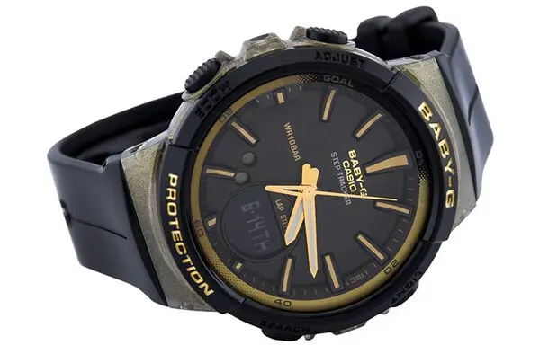 Casio Baby-g Step Tracker Watch - Blackgold
