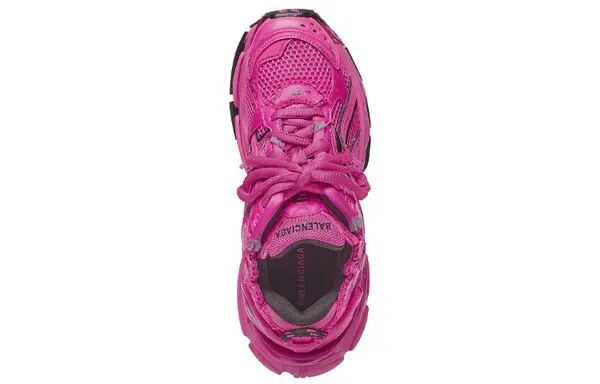 Balenciaga Runner Sneakers - Pink/black