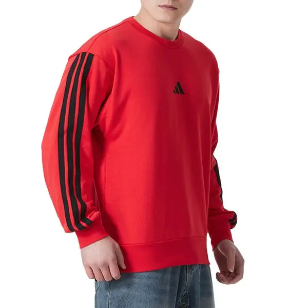 Adidas Essentials 3 Stripes Long Sleeve Crewneck T-shirt