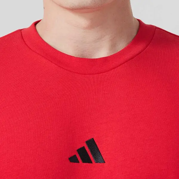 Adidas Essentials 3 Stripes Long Sleeve Crewneck T-shirt