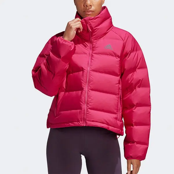Adidas Helionic Relaxed Fit Down Jacket - Bold Pink