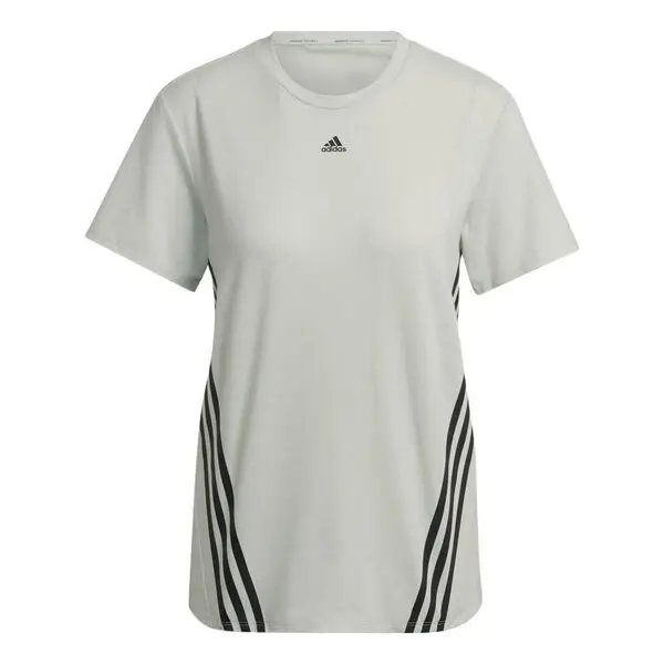 Adidas Train Icons 3-stripes T-shirt Asia Sizing - Green