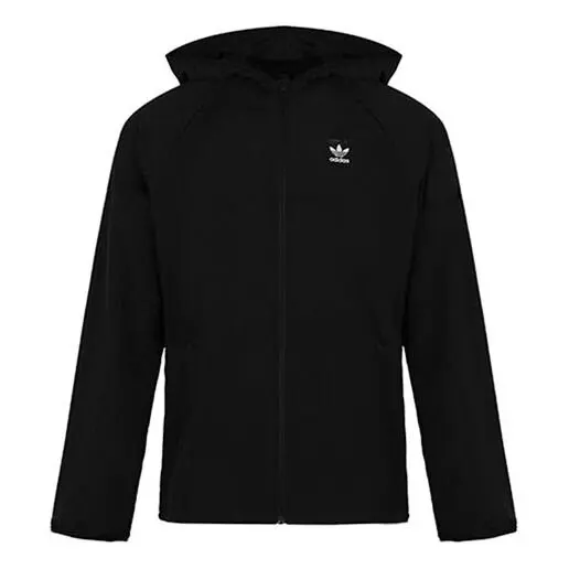 Adidas Originals Casual Sport Hoodie Jacket - Black