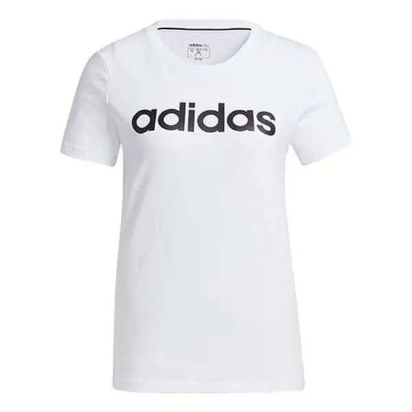 Adidas Essentials Linear T-shirt - White/black
