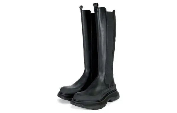 Alexander McQueen Tread Leather Over-the-knee Boots