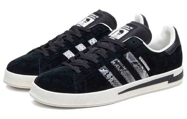 Adidas X Invincible X Neighborhood Campus '15th Anniversary' Sneakers - Black/snake Grey