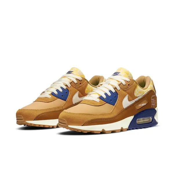 Nike Max 90 Se "air Content Pack" Sneakers - Brown/yellow