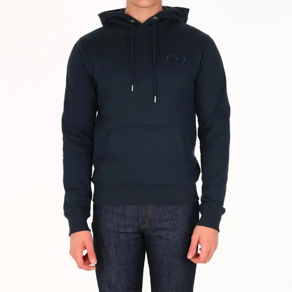 Dior Logo Embroidered Hoodie