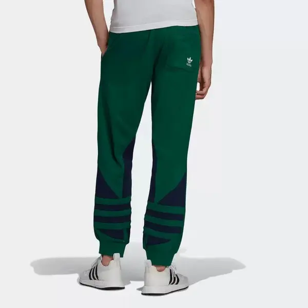 Adidas Big Trefoil Sweatpants 'green Black - Green/black