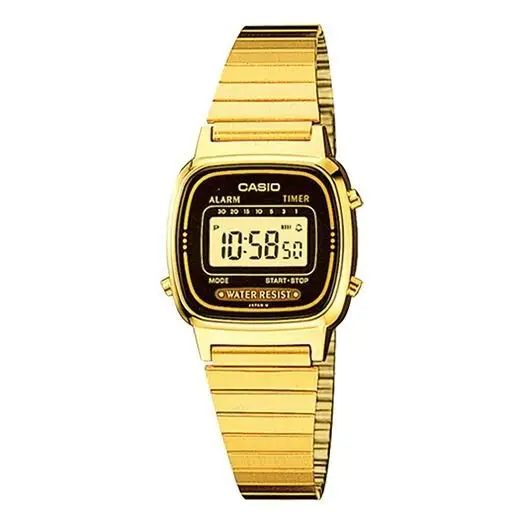 Casio Quartz Digital Watch - Gold
