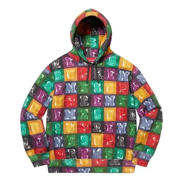Supreme Blocks Hoodie - Multi-color