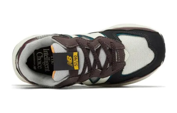 NEW BALANCE 57/40 Athletic Sneakers - Brown/white/black