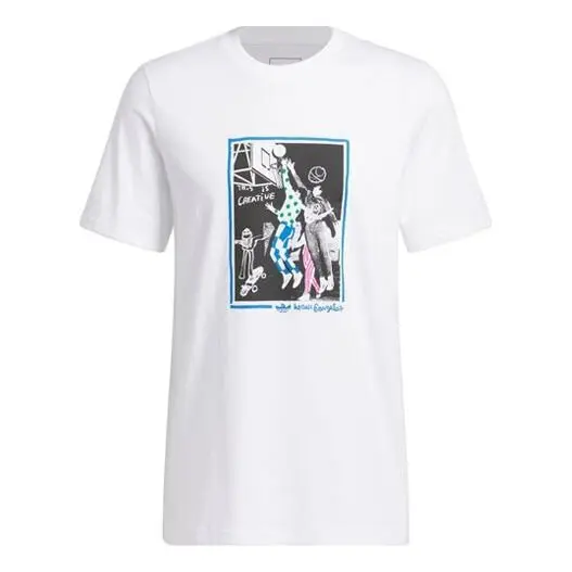 Adidas Originals Graphic Shmoofoil Tee - White