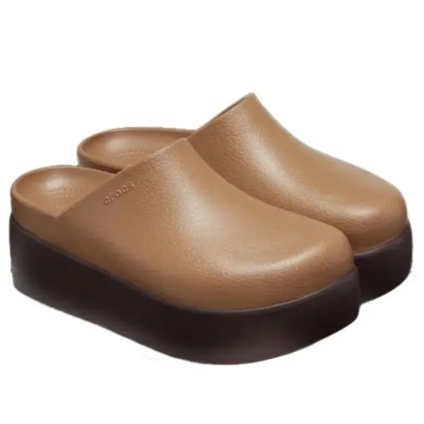 CROCS Dylan Platform Clog - Sepia/brown