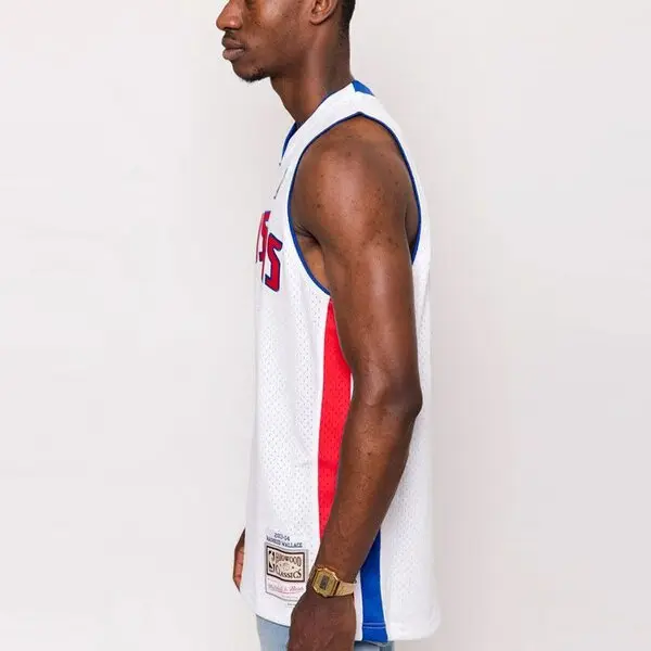 Mitchell & Ness Detroit Pistons 2003 Rasheed Wallace Home Swingman Jersey
