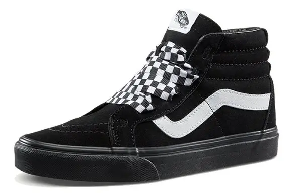 VANS Sk8-hi Alt Lace Sneakers With Checked Ribbon Fastening