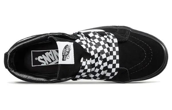 VANS Sk8-hi Alt Lace Sneakers With Checked Ribbon Fastening