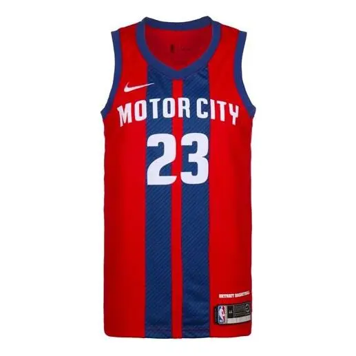 Nike Nba Detroit Pistons 23 Griffin Basketball Jersey - Red
