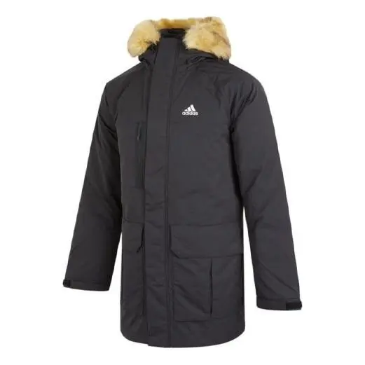 Adidas Hooded Down Parka Jacket - Default Color