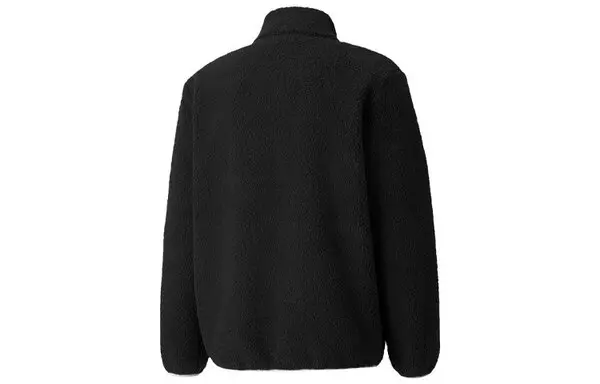PUMA Retro Logo Lamb's Wool Stand Collar Jacket