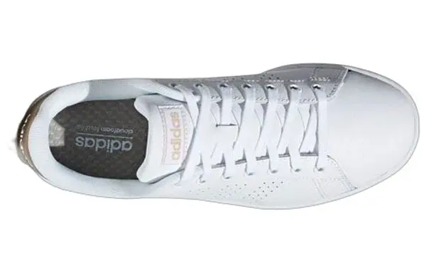 Adidas Advantage "copper Metallic" Sneakers - White